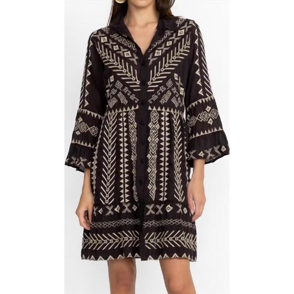 Johnny Was | Dresses | New Johnny Was Charis Easy Tiered Dress In Black ...